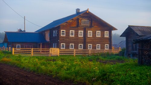 Müzeler ve sanat galerileri Иняхинский дом, Arhangelskaya oblastı, foto