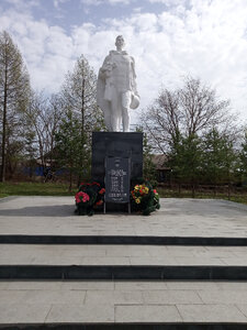 Воинам землякам-мантуровцам, погибшим в Великой Отечественной войне 1941-1945 гг. (Kostroma Region, Manturovo), anıt, heykel  Manturovo'dan