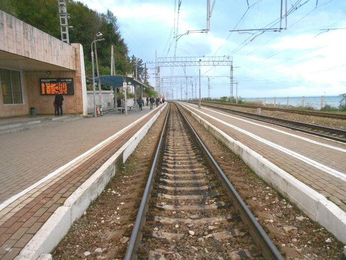 Tren garları Вокзал Шепси, Krasnodarski krayı, foto