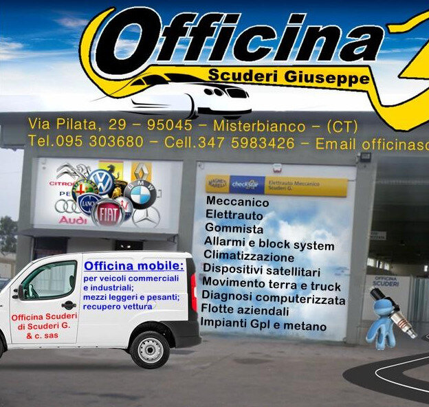Otomobil servisi Officina Scuderi, Sicilya, foto