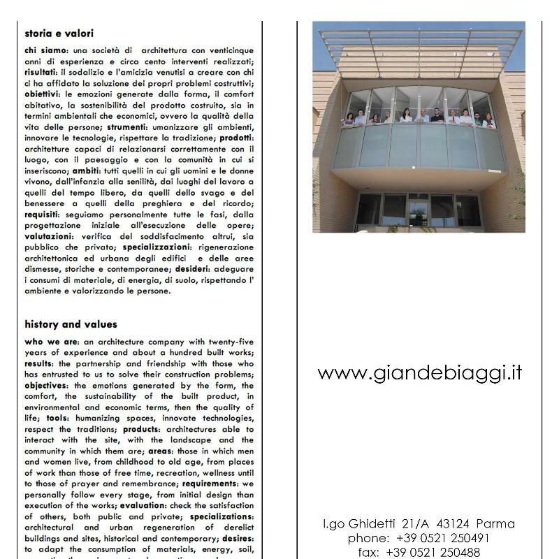Mimari proje firmaları Giandebiaggi Architettura, Emilia‑Romagna, foto