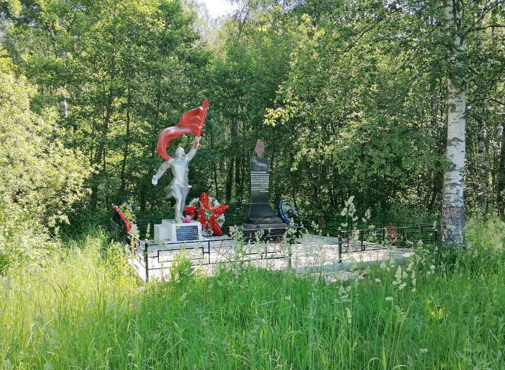Anıt, heykel Братская могила, Moskova ve Moskovskaya oblastı, foto