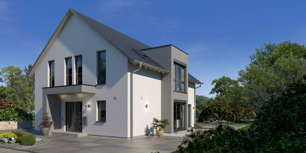 i̇nşaat firmaları Allkauf haus - Musterhaus Ottendorf-Okrilla, Saksonya, foto