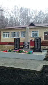 Обелиск участникам Великолй Отечественной войны, землякам-кожановцам (Krasnoyarsk Territory, Balakhtinskiy rayon, selo Kozhany), anıt, heykel  Krasnoyarski krayından