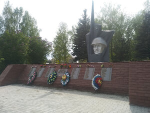 Односельчанам, погибшим в годы Великой Отечественной войны (Smolensk Region, Pochinkovskiy munitsipalny okrug, derevnya Ploskoye), anıt, heykel  Smolenskaya oblastından