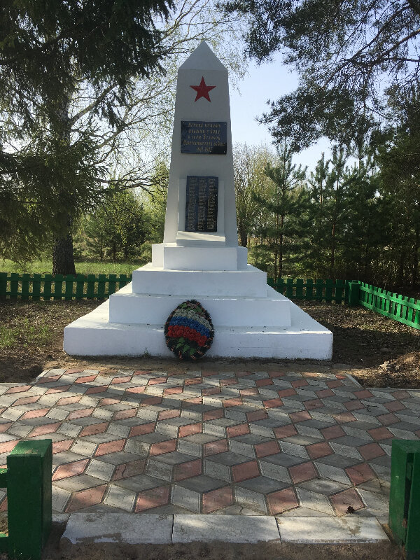 Anıt, heykel Обелиск воинам, погибшим в годы Великой Отечественной войны, Nijegorodskaya oblastı, foto