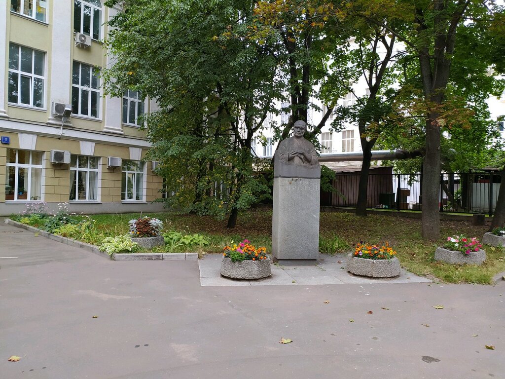 Anıt, heykel Н. И. Пирогов, Moskova, foto