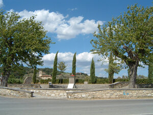 Советским партизанам (Tuscany, province of Florence, Strada Provinciale Chianti-Valdarno), anıt, heykel  Toskana'dan