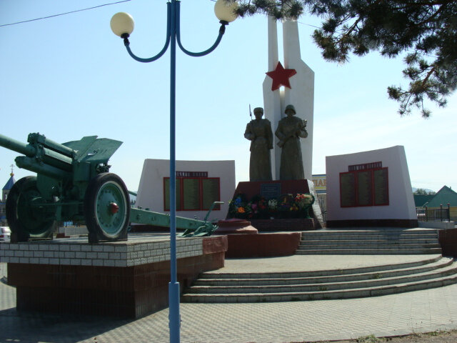 Anıt, heykel Мемориал Великой Отечественной войны, Zabaykalski krayı, foto