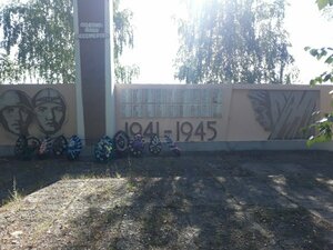 Мемориал воинам-односельчанам, павшим в годы ВОВ (Saratov Region, Turkovskiy rayon, Perevesinskoye munitsipalnoye obrazovaniye, selo Perevesinka), anıt, heykel  Saratovskaya oblastından