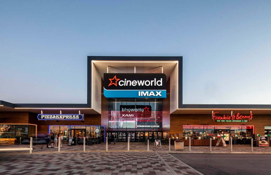 Alışveriş merkezleri Broughton Shopping Park, Galler, foto