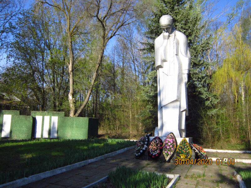 Anıt, heykel Скорбящая мать, Voronejskaya oblastı, foto