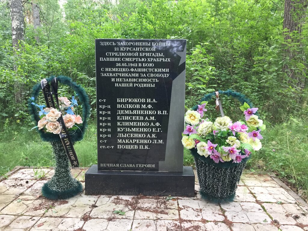 Anıt, heykel Братские воинские могилы, Pskovskaya oblastı, foto