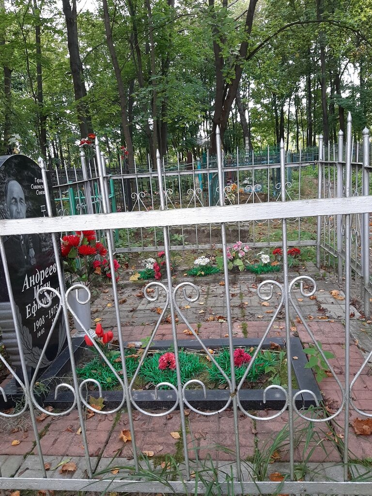 Ünlü kişilerin mezarları Участник Великой Отечественной войны Иван Ефимович Андреев, Sudogda, foto