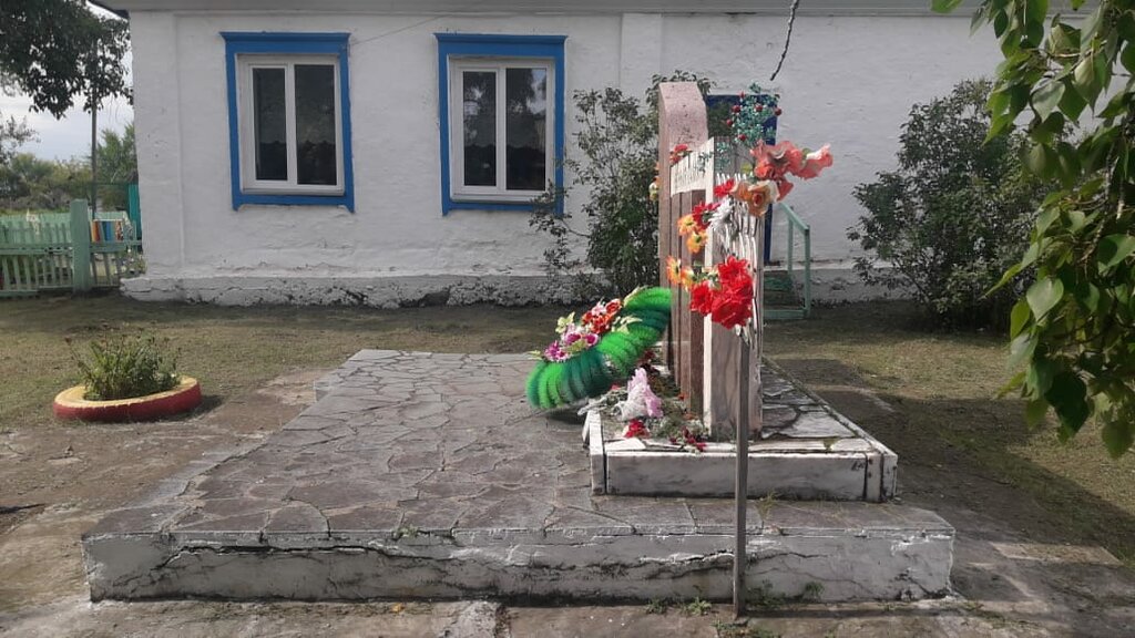 Anıt, heykel Погибшим воинам в годы Великой Отечественной войны, Hakasya, foto