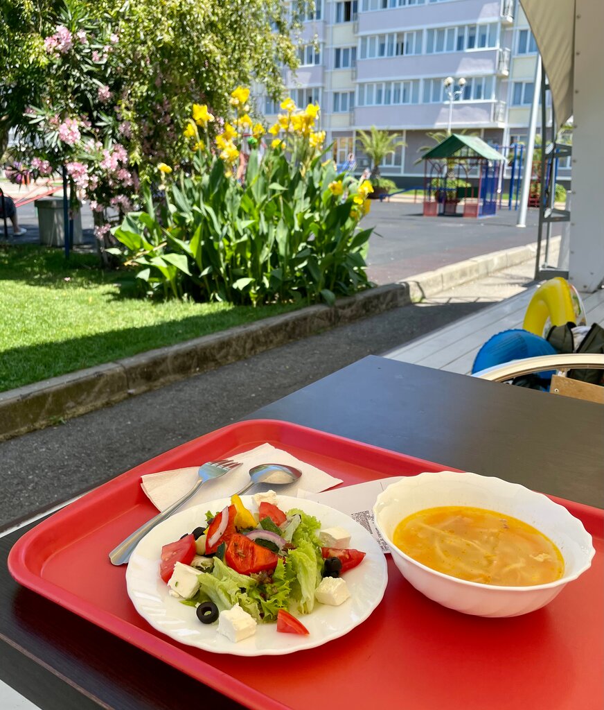 Kantin, yemekhane Pavil'on, Krasnodarski krayı, foto