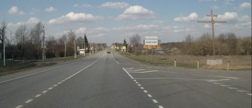 Anıt, heykel Поклонный крест, Kurskaya oblastı, foto