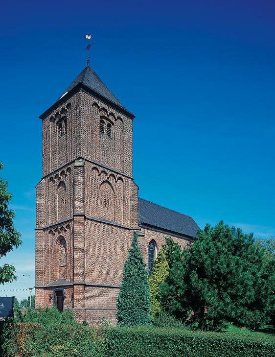 Dini dernekler Evangelische Kirche Wallach - Evangelische Kirchengemeinde Wallach-Ossenberg-Borth, Kuzey Ren‑Vestfalya, foto