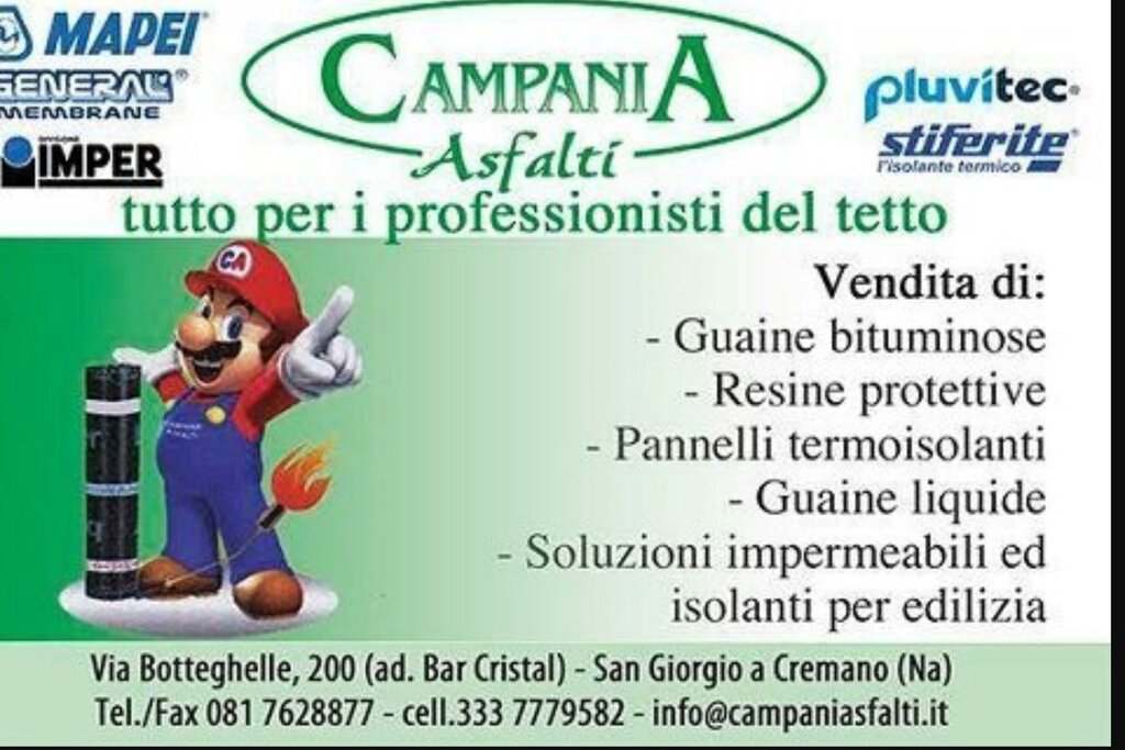 i̇nşaat malzemeleri toptan Campania Asfalti, Campania, foto