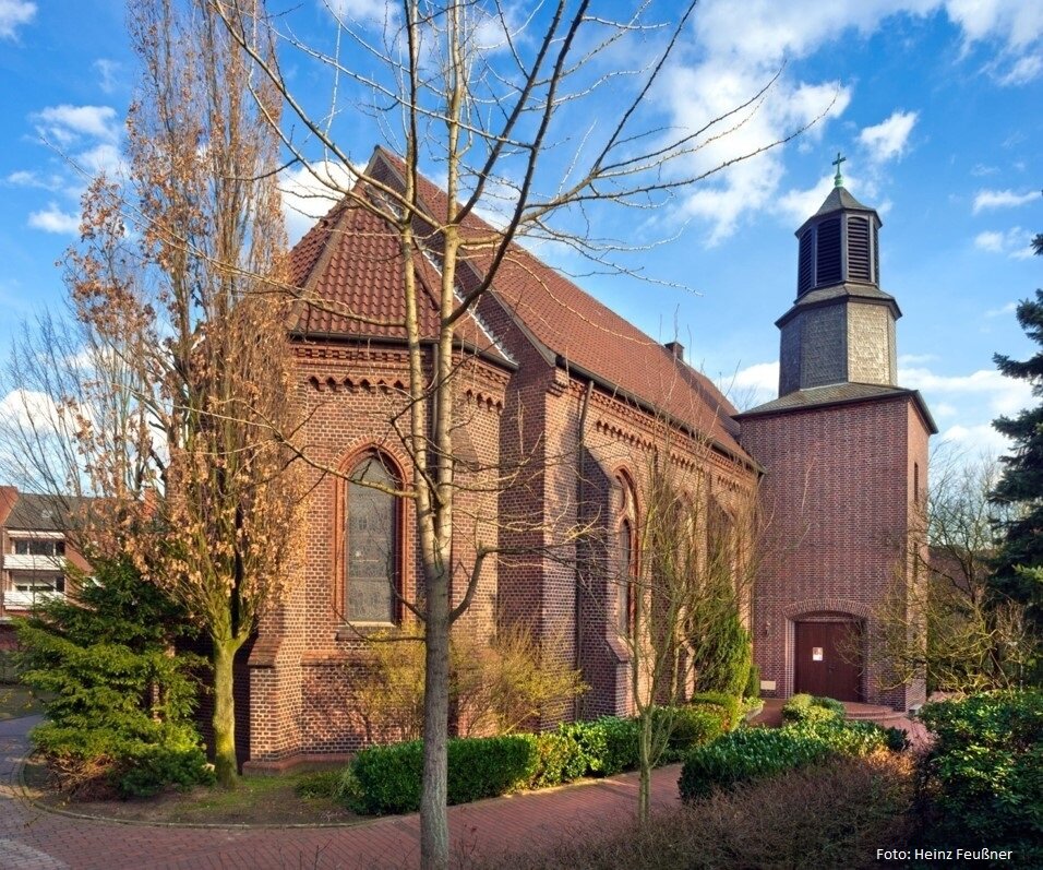 Dini dernekler Martin-Luther-Kirche - Ev. Kirchengemeinde Werne A. D. Lippe, Kuzey Ren‑Vestfalya, foto