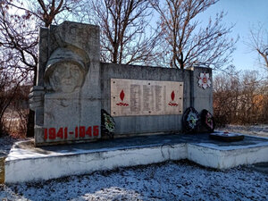 Погибшим в годы Великой Отечественной войны (ulitsa Lenina No:16, khutor Degtyaryovskiy), anıt, heykel  Stavropolski krayından