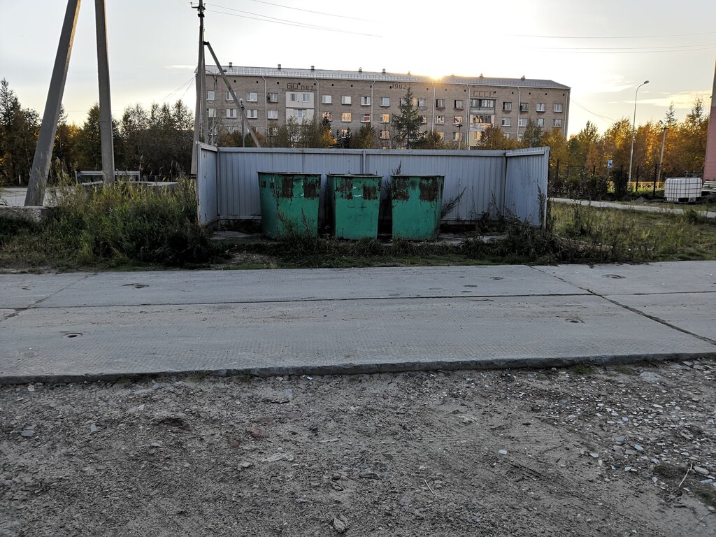 Çöp alanları Trash and garbage disposal area, Yamal‑Nenets Özerk Bölgesi, foto