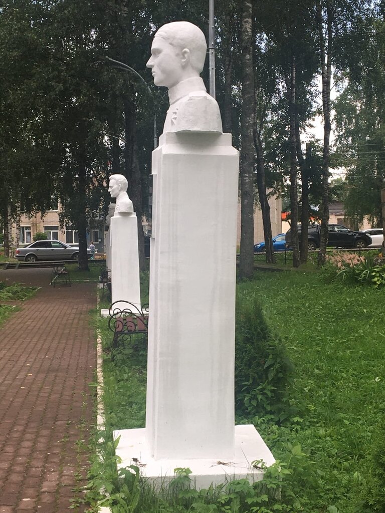 Anıt, heykel Бюст И.М. Юнина, Vologodskaya oblastı, foto