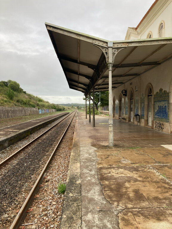 Tren istasyonu Óbidos, Leiria, foto