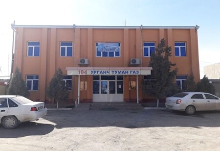 Gaz ekipmanları Urgench District Gas, Harezm eyaleti, foto