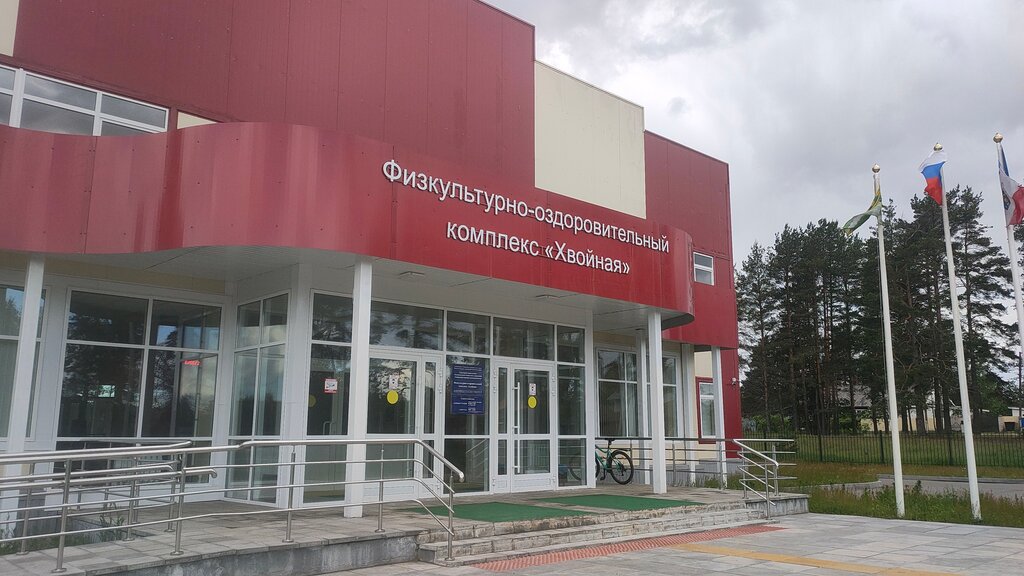 Çok amaçlı spor tesisleri Hvoinaya, Novgorodskaya oblastı, foto