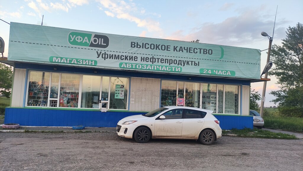 Benzin istasyonu Уфа oil, Çeliabinskaya oblastı, foto