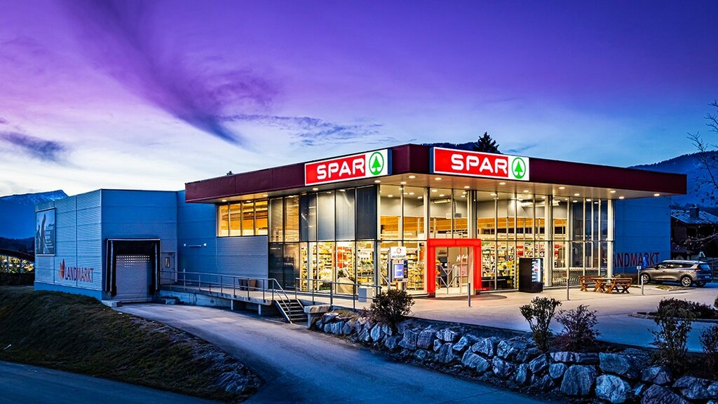 Süpermarket Spar Landmarkt Kg Bad Mitterndorf, Steiermark, foto