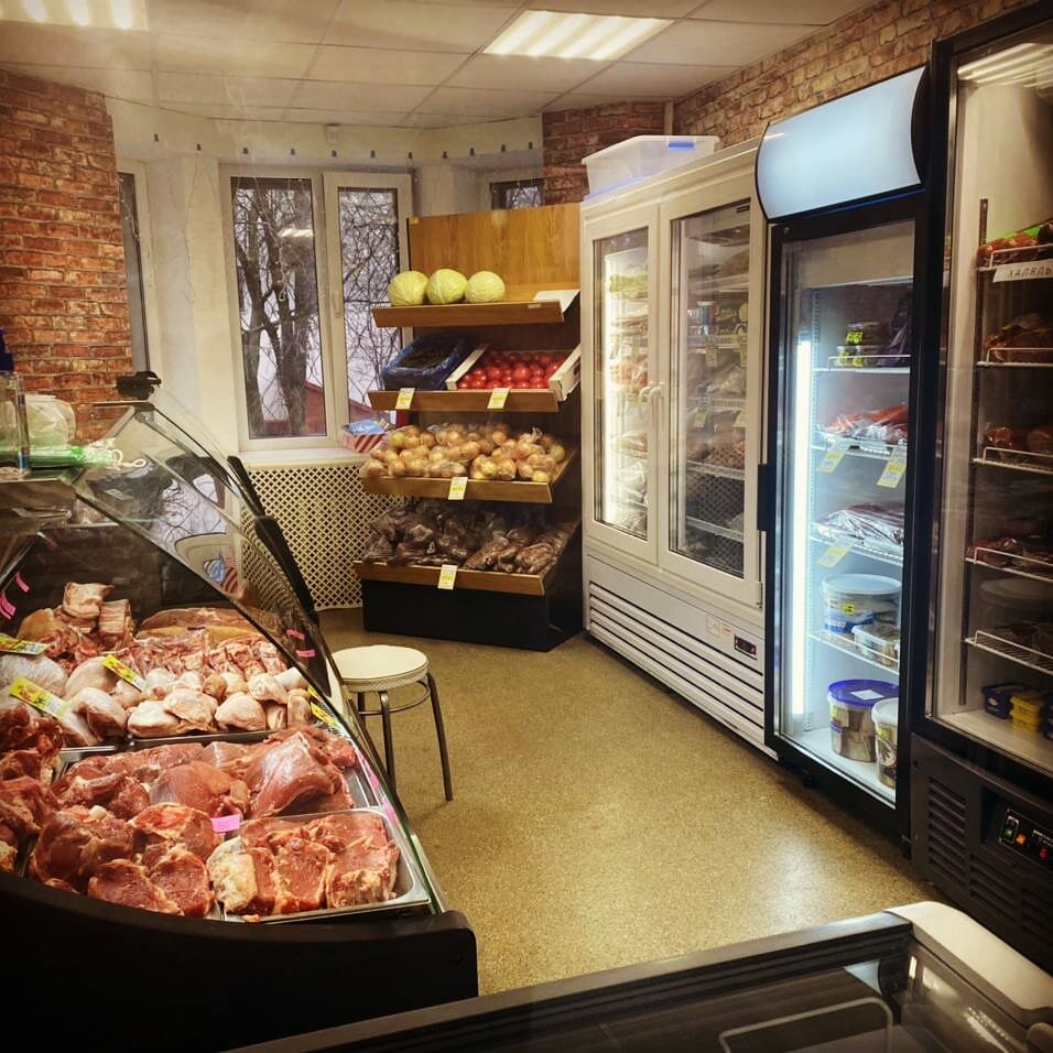 Kasap, şarküteri Мясорыбъ, Moskova, foto