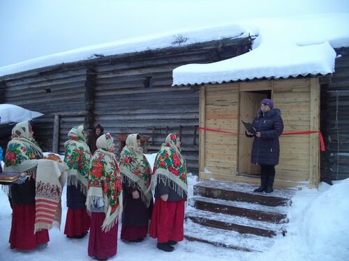 Müzeler ve sanat galerileri Музей народного быта, Arhangelskaya oblastı, foto