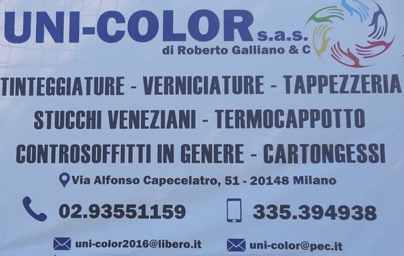 Boya ekipmanları Uni-Color, Lombardiya, foto