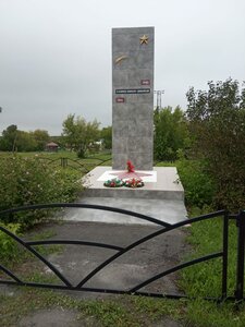Стела в честь погибших воинов Великой Отечественной войны (Sverdlovsk Region, Pyshminskiy munitsipalny okrug, selo Chetkarino), anıt, heykel  Sverdlovskaya oblastından