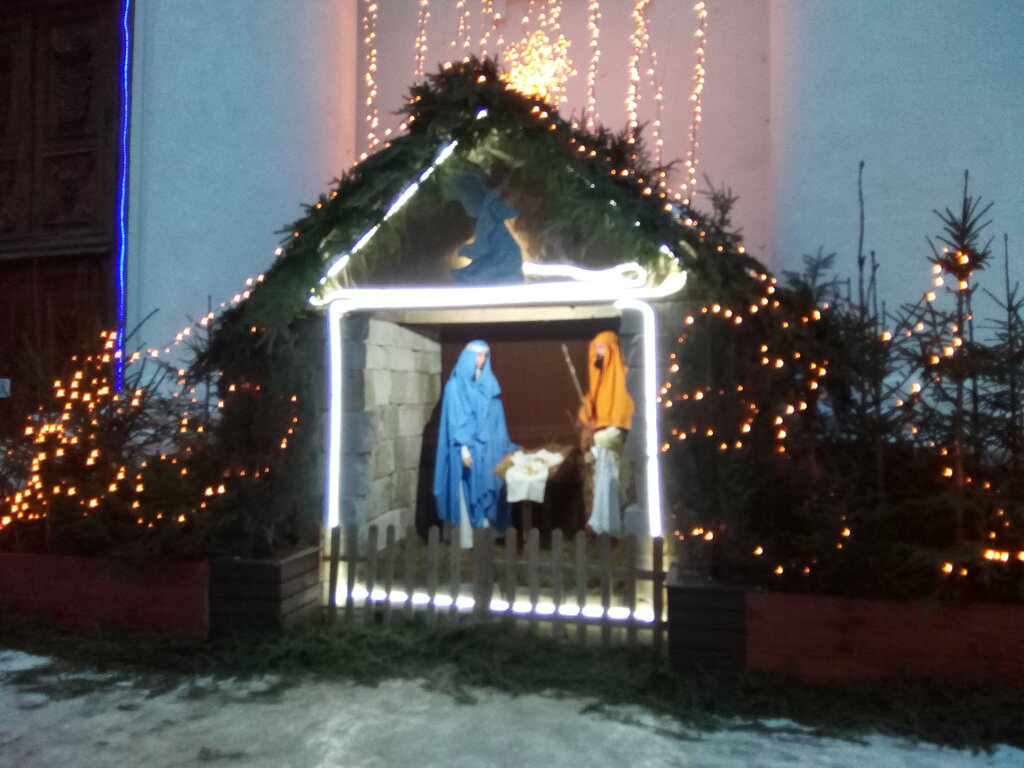 Park, sokak heykeli Maci Božaja, Moguilev, foto