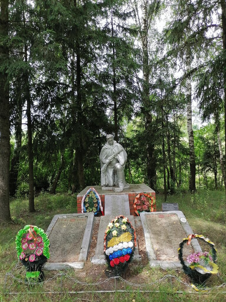 Anıt, heykel Братская могила, Orlovskaya oblastı, foto