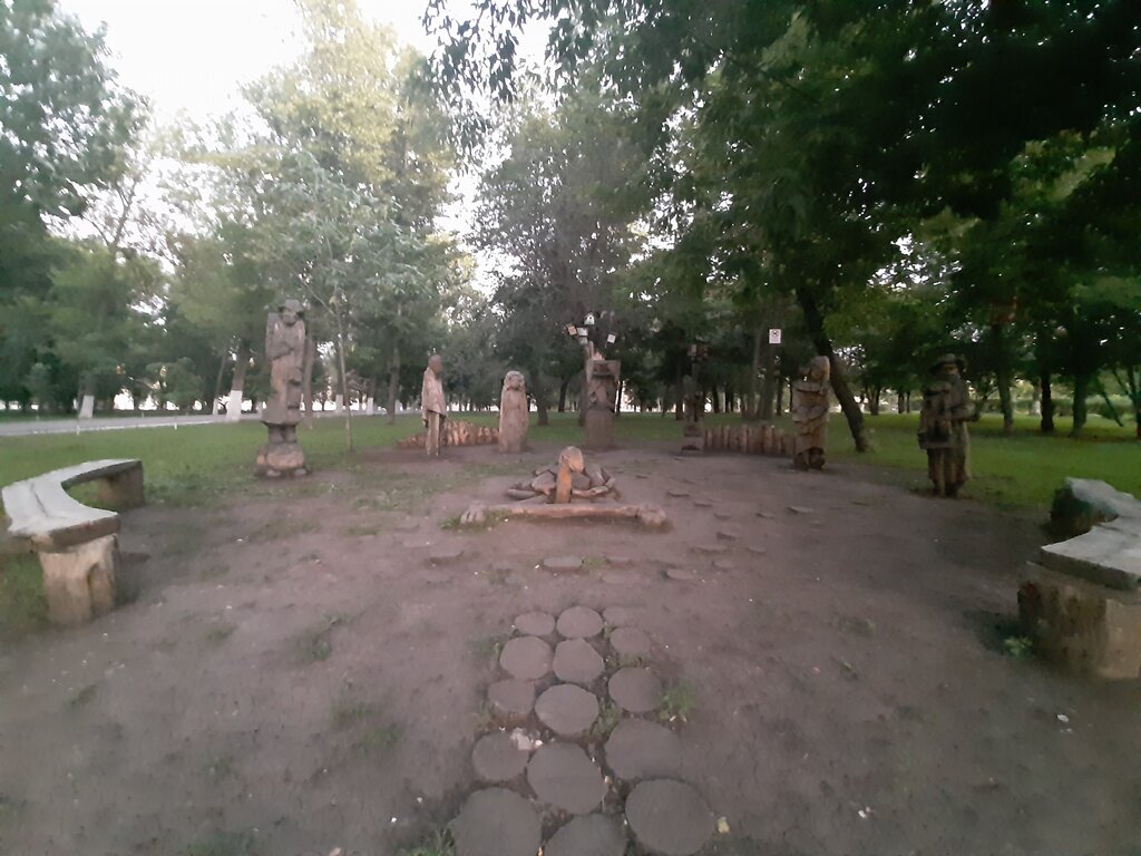Park, sokak heykeli Пьеро, Samara, foto