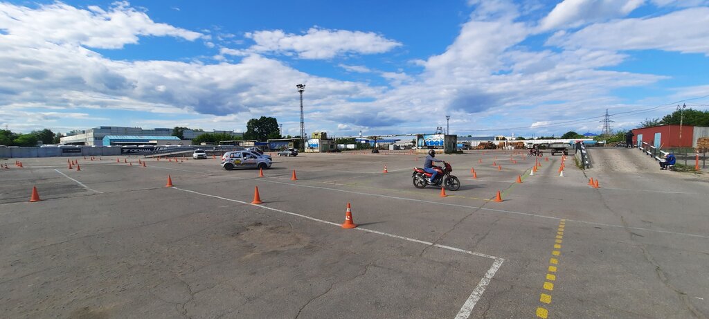 Ehliyet sınav alanı Площадка для вождения, Ulyanovsk, foto