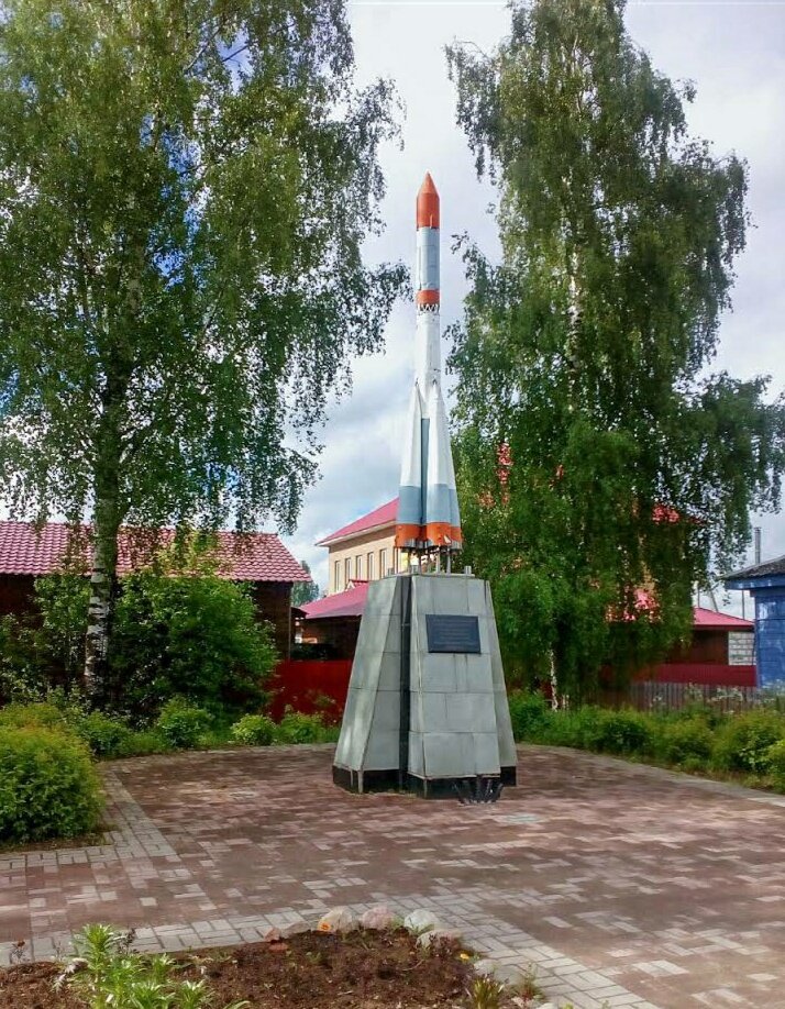 Teknoloji anıtı Ракета Восход-2, Vologodskaya oblastı, foto