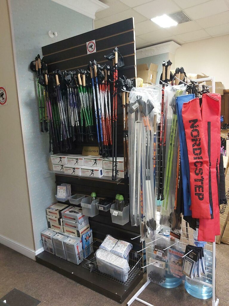 Fitness ve spor ekipmanı firmaları NordicStick, Moskova, foto