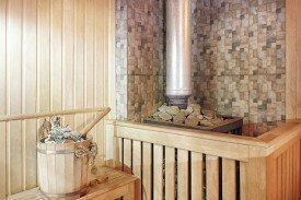 Saunalar Банный комплекс базы отдыха Лесная Быль, Ulyanovskaya oblastı, foto