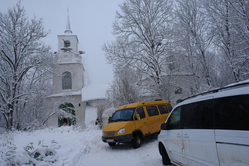 Ortodoks kiliseleri Tikhvinskaya Church, Pskovskaya oblastı, foto
