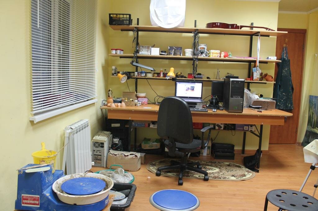 Sanat atölyeleri Pottery studio Balck, Başkurdistan, foto