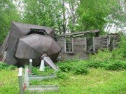 Ortodoks kiliseleri Tserkov Petra i Pavla V Petropavlovskoy pustyni, Vologodskaya oblastı, foto