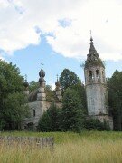 Ortodoks kiliseleri Tserkov Vozneseniya Gospodnya V Voznesenskom, Kostromskaya oblastı, foto