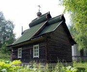 Ortodoks kiliseleri Chasovnya Sergiya prepodobnoispovednika V Parfenovo, Tverskaya oblastı, foto