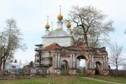 Tserkov Troitsy Zhivonachalnoy V Semenovskom (Yaroslavl Region, Pervomayskiy rayon, Kukoboyskoye selskoye poseleniye, selo Semyonovskoye), ortodoks kiliseleri  Yaroslavskaya oblastından