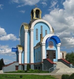 Ortodoks kiliseleri Khram Pokhvaly Presvyatoy Bogoroditsy, Pavlograd, foto